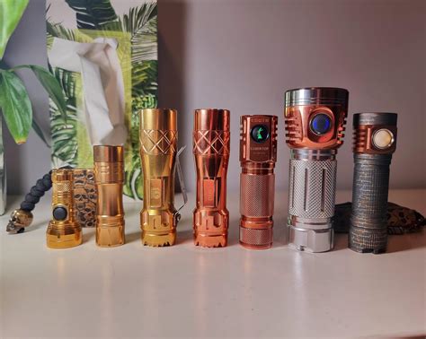 Team Brass Copper And Titanium Rflashlight