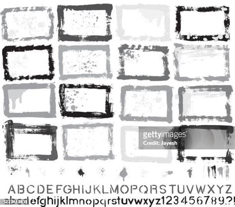 Brush Script Font Alphabet High Res Vector Graphics Getty Images