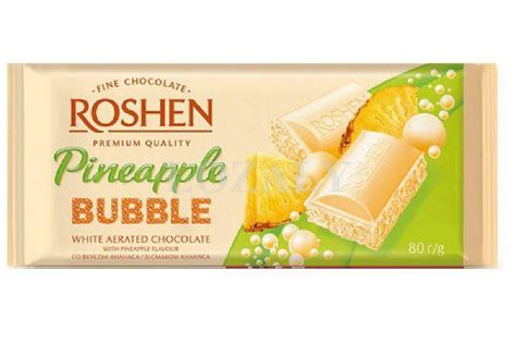 Sweets Roshen Dark Milk White Caramel Bubble Aerated Chocolate Bars
