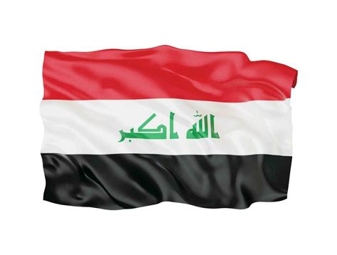 3d Iraq Flag National Sign Symbol 16650398 Vector Art At Vecteezy