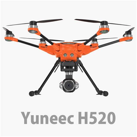 Yuneec H520 3d Model 89 3ds C4d Fbx Lwo Ma Obj Max Free3d