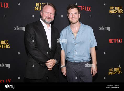 New York Usa 05th Sep 2024 L R Rian Johnson And Noah Segan Attend