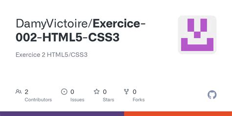 Github Damyvictoire Exercice Html Css Exercice Html Css