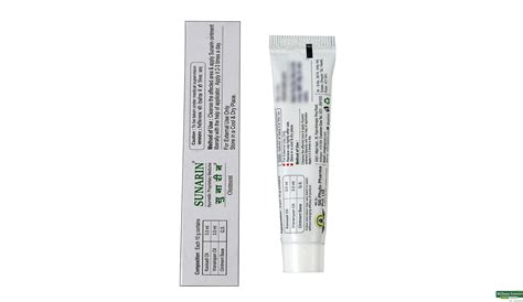 Buy Sunarin Ointment 20g Online At Best Prices Wellness Forever