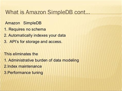 Amazon Simpledb