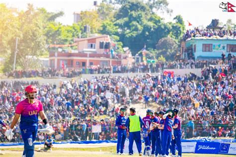 टी २० विश्वकपमा छनोट हुन युएईले नेपाललाई दियो १३५ रनको लक्ष्य