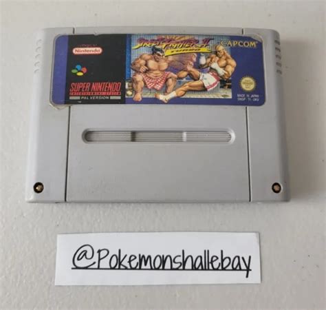 Street Fighter 2 Turbo Super Nintendo Snes Game Pal Eur 28 88