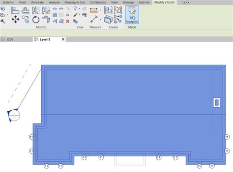 Roof Layout Design And Editing In Revit Create An Opening In A Roof