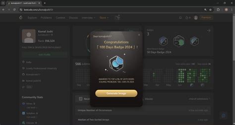 Leetcode Milestone Learning Codingjourney Gratitude Achievement