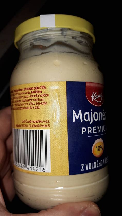 Podrobné Informace O Potravině Majonéza Premium