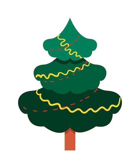 Premium Vector Geometry Christmas Tree In Flat Style