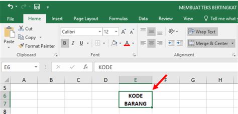 Latihan Soal Excel Membuat Garis Diagonal Dengan Teks Bertingkat Didalam Sel