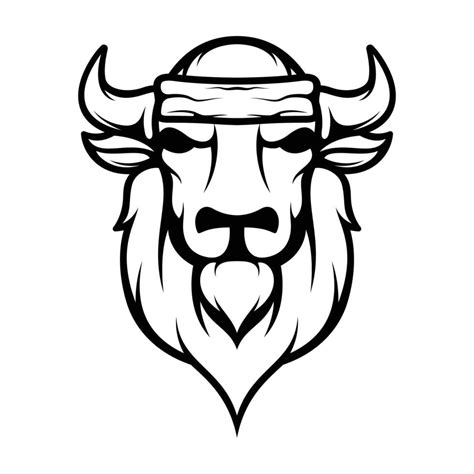 Buffalo Headband Outline Version 41760642 Vector Art At Vecteezy