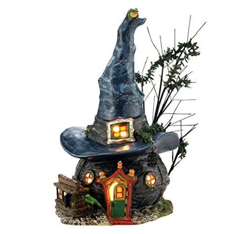 Department 56 Ceramic Snow Village Halloween Witch Hollow Toads And