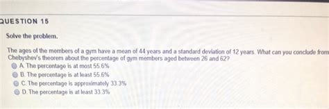 Solved Question 12 Find The Standard Deviation Of The Data