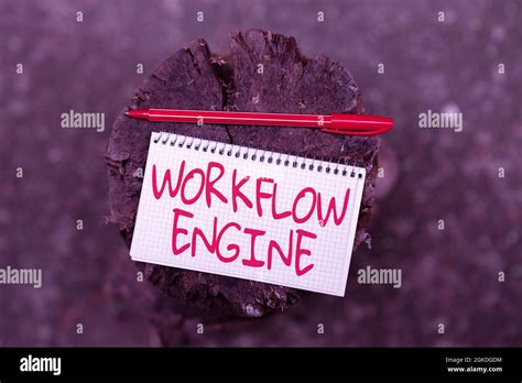 Writing Displaying Text Workflow Engine Business Overview Software Application That Manages
