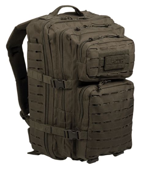 Køb Miltec Us Assult Backpack Large Od Green Lasercut Rygsæk
