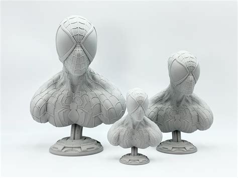 Spider Man Bust 3d Print Stl Files 3D PRINT MAKER CLUB