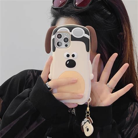เคสโทรศัพท์มือถือ ซิลิโคน ลายสุนัข สําหรับ Iphone 15 14 13 Pro Max 12