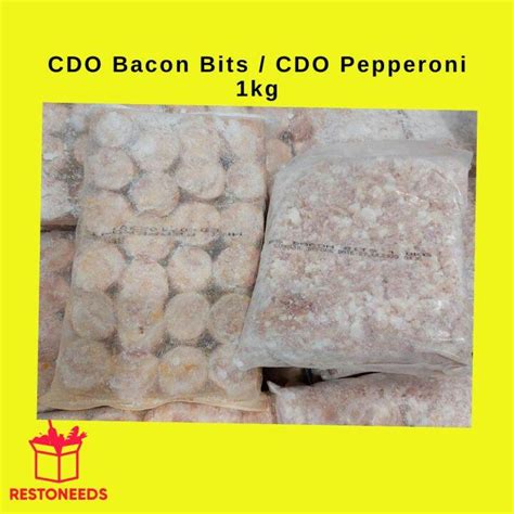 Cdo Bacon Bits Cdo Pepperoni 1kg For Metro Manila Only Lazada Ph
