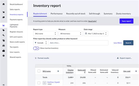 Setting Up Demand Forecasting Reports Lightspeed Retail X Series