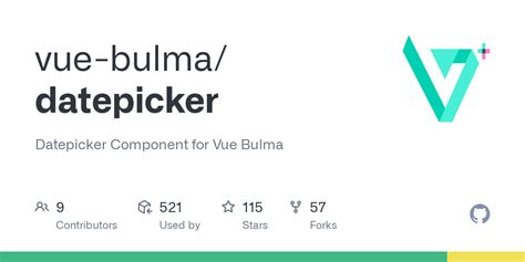 GitHub Vue Bulma Datepicker Datepicker Component For Vue Bulma