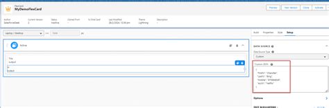 Flexcard Data Source And Build Elements In Omnistudio Salesforce Geek