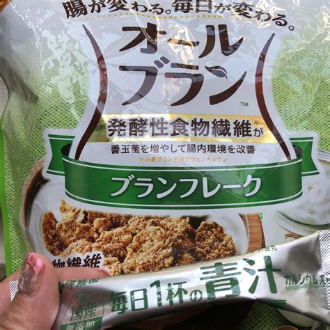『便秘がちな私はこれ 』by 國唯ひろみ Kelloggsケロッグ オールブラン ブランフレークの口コミ モノシル