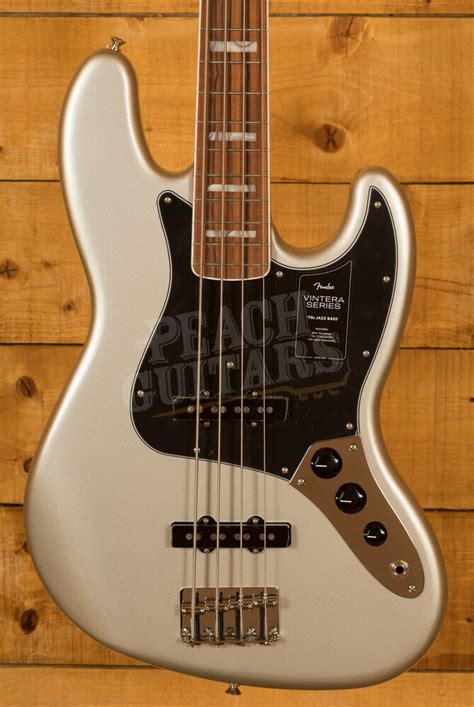 Fender Vintera 70s Jazz Bass Pau Ferro Inca Silver