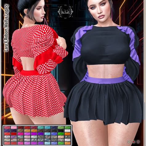 Second Life Marketplace [lrs] Zoey Set Pack 4 Mesh Size
