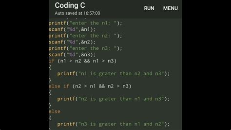 Find The Larger Number In Three Numbers In C Programing New C Coding Programming Procoder