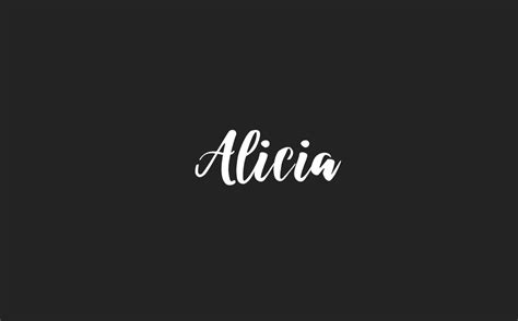 Alicia Free Font