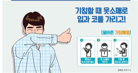 기침할 때 왜 손이 아니라 휴지나 옷소매로 입과 코를 가려야 할까요 기침 예절은 감염병 전파를 막는 예방 수칙입니다 네이버 블로그