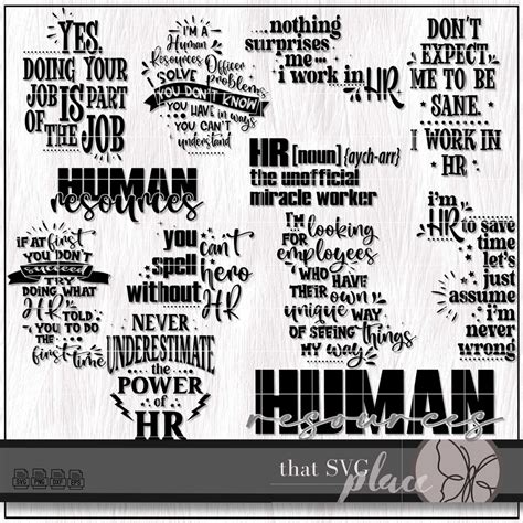 Hr Svg Human Resources Svg Png Bundle Funny Hr Svg For Hr