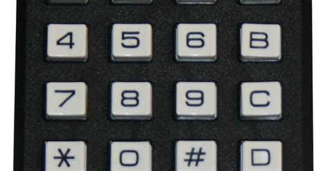 Keypad 16 Touches Avec Et Sans Membrane Mchobby Le Blog