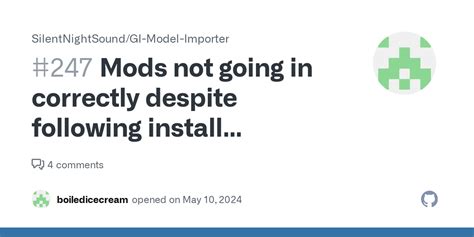 Mods Not Going In Correctly Despite Following Install Instruction