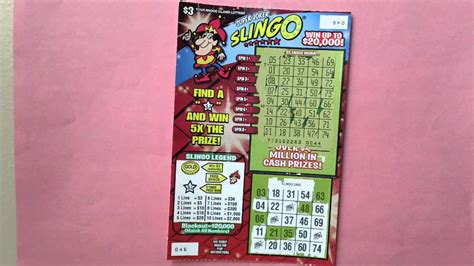 3 00 Super Joker Slingo Scratch Ticket Youtube