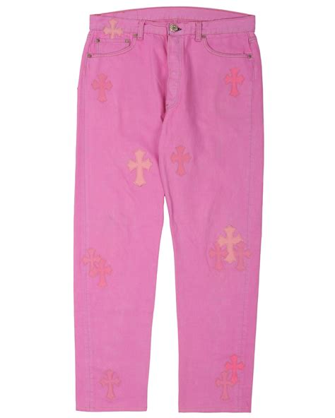 Chrome Hearts Sex Records Cross Patch Denim