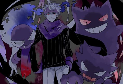 Krt736 Gastly Gengar Haunter Morty Pokemon Nintendo Pokemon