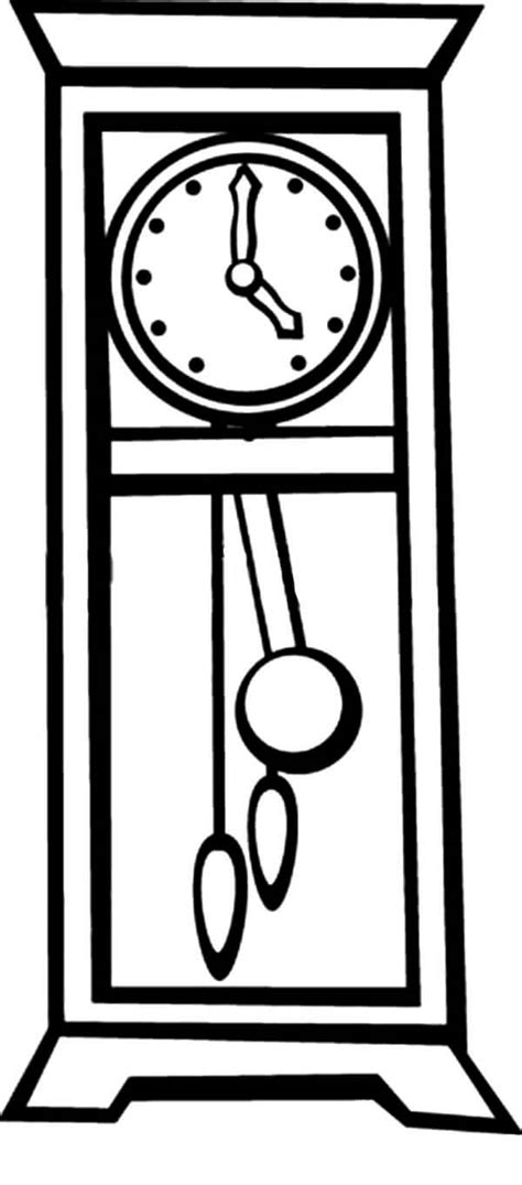 How To Draw Grandfather Clock At Karen Evans Blog