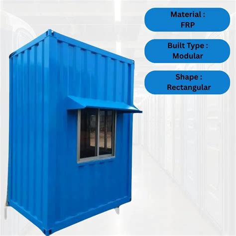Modular 6 Feet Shree Security Container Cabin At ₹ 12000piece In
