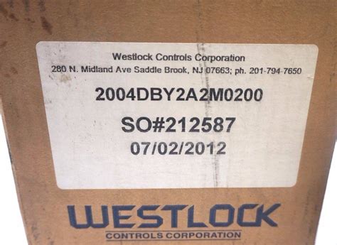 New Tyco Westlock 2004dby2a2m0200 Pneumatic Valve Position Indicator Sb Industrial Supply Inc