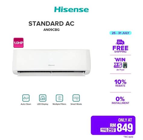 Hisense 1hp Aircond R32 Tv And Home Appliances Air Conditioners