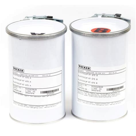 Elastosil Rt 675 Ab 2kg Rtv 2 Silicone Rubber Wacker Chemie
