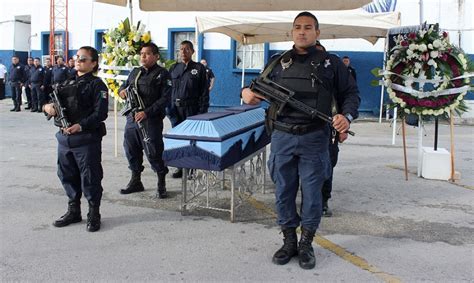 DESPIDEN CON HONORES A POLICÍA EJECUTADO TVQROO