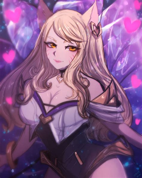 Kda Ahri By Omiza Zu On Deviantart