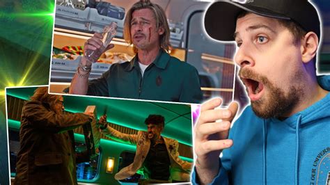 THIS LOOKS AWESOME Bullet Train Official Trailer REACTION Brad