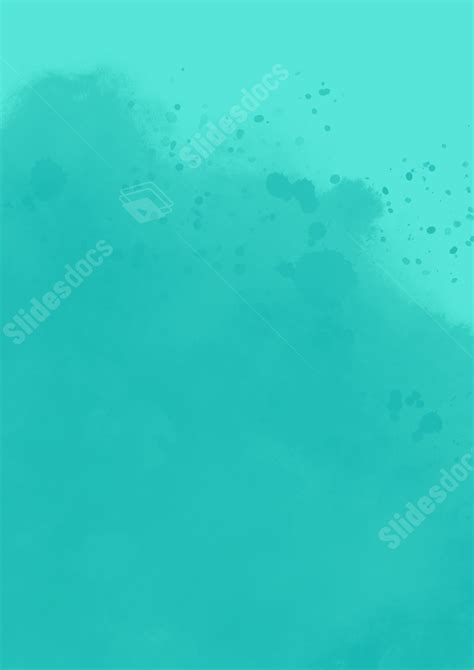 Cyan Background Page Border And Printable Background In Word Slidesdocs