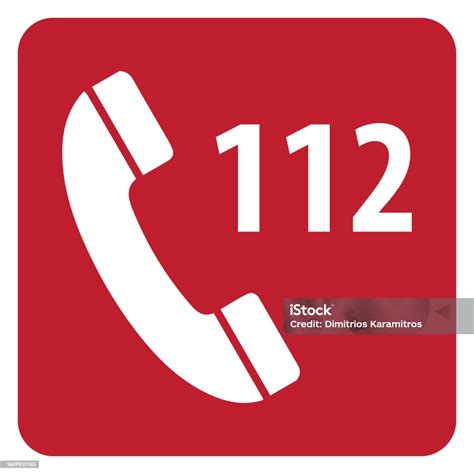Call 112 For Emergency Stock Illustration Download Image Now