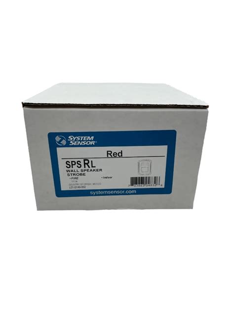 Spsrl System Sensor In Stock At The Fire Alarm Supplier 7800 Usd Each